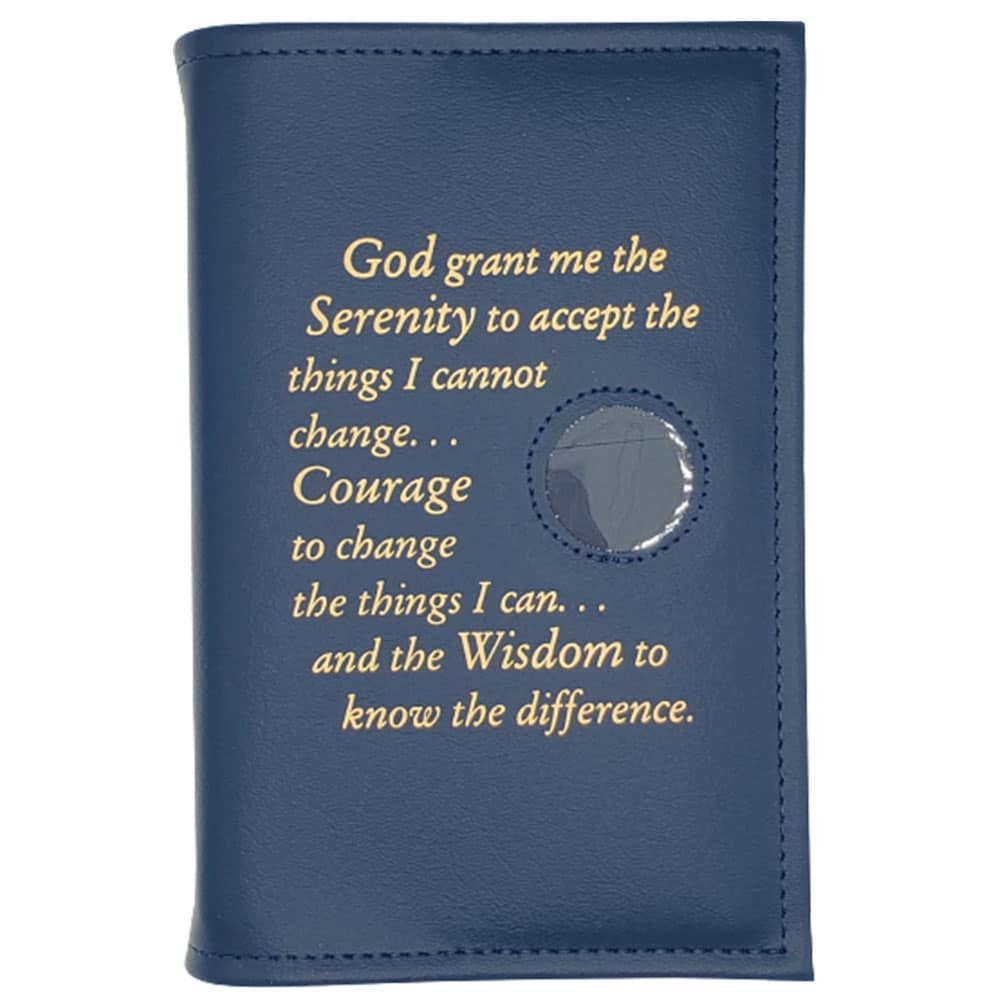 ACA Recovery Book Cover for Big Red Book Hardback with Serenity Prayer